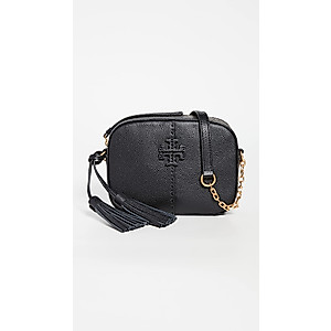Tory Burch Women's Mcgraw Camera Bag, Black, One Size