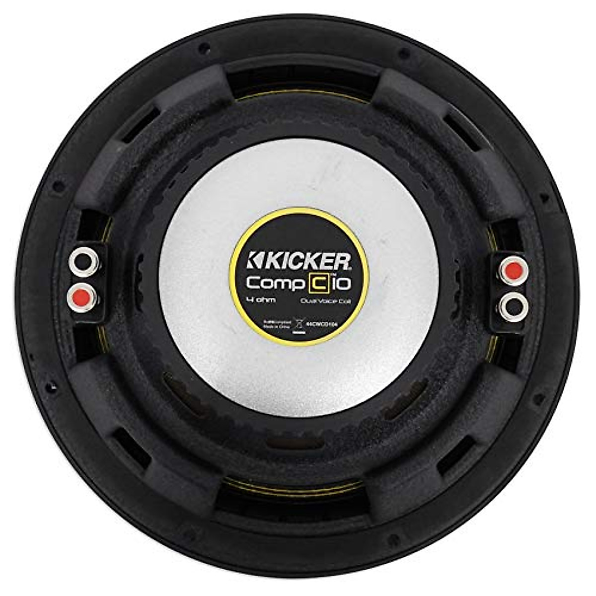Kicker Subwoofer Package (2) 44CWCD104 Comp C Car Audio Dual 4 Ohm 10" Sub CWCS10 Pair