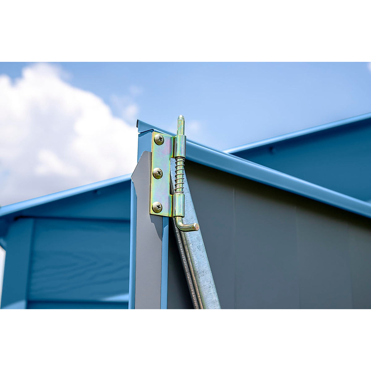 Arrow Sheds 6' x 4' Outdoor Steel Storage Shed, Blue