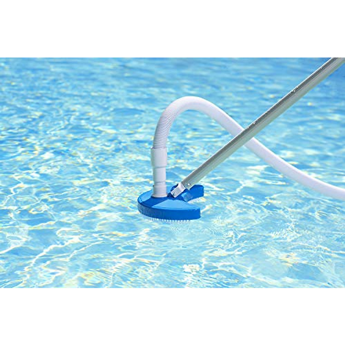 Poolmaster 18508 Curved Vinyl Liner Swimming Pool Vacuum, Essential Collection, Medium, Blue