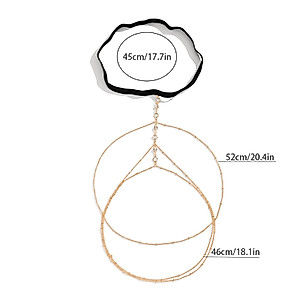 Sexy Beach Multi-layer Leg Chain Strench Thigh Chain Jewelry Summer Elasticity Thigh Leg Chain Bikini Body Thigh Chain Jewelry for Women
