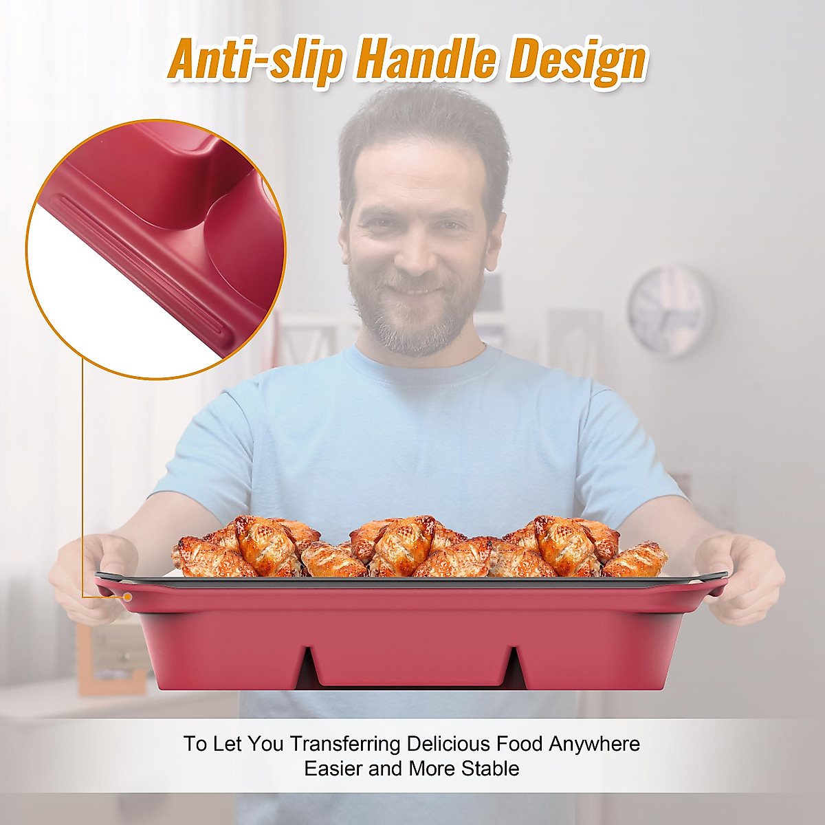 Joviton Home 4PCS Melamine Grill Prep Station Tray Set, Outdoor BBQ Grill Station Accessories for Raw and Cooked Food, BBQ Grill Tools Added