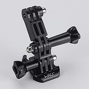 HSU Adjust Arm Straight Joints Mount, Long and Short Same Direction Straight Joints Mount for GoPro Hero 11 10 9 8 7 6 5 4 3 3+ 2 1, AKASO Campark and Other Action Cameras