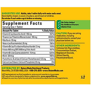 Nature Made Super B Complex Tablets, 140 Count (Pack of 3)
