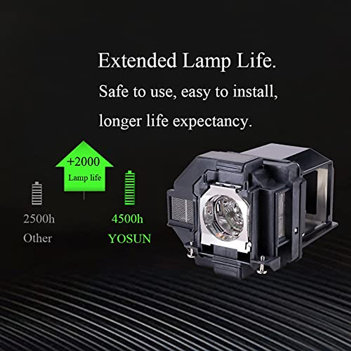 YOSUN v13h010l96 Replacement Projector lamp for epson elplp96 powerlite Home Cinema 2100 2150 1060 660 760hd vs250 vs350 vs355 ex9210 ex9220 ex3260 ex5260 ex7260 x39 w39 s39 Projector lamp Bulb