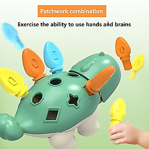 AotBlcer Toddler Toys Age 2-4 Learning Educational Fine Motor Skills Developmental Toys Dinosaur Bath Toys for Kids 2-4, Gift for 2 3 4 Year Old Boys Girls Kids