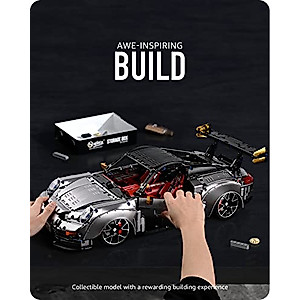 Nifeliz Sports Car 977, GTZ RS Racing Model Toy, Collectible Building Kit for Adults (3,389 Pieces)