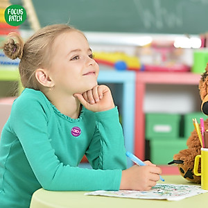 NATPAT FocusPatch (1 Pack) and ZenPatch (1 Pack) Bundle - 24 Focus Enhancing Stickers and 24 Calm Enhancing Stickers - Chemical Free, Natural Relief for Focus and Mood Support