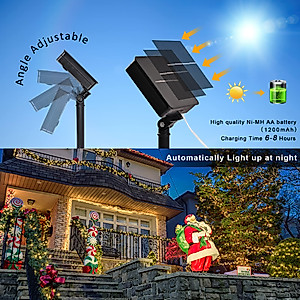 BETELNUT 2 Pack Each 72FT 200LED Solar String Lights Outdoor Garden Waterproof W/ 8 Lighting Modes, Durable Fairy Lights Twinkle Lights for Home Decor Patio Garden Wedding Party (Cool White)