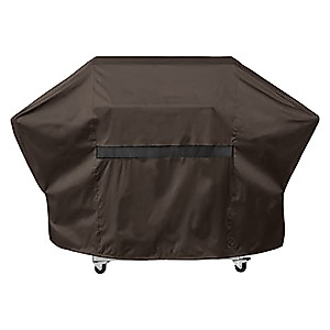True Guard Grill Water Resistant Heavy Duty Patio Furniture Covers, Fade/Stain/UV Resistant for Outdoor Patio Furniture, 600D Rip-Stop Brown 62in