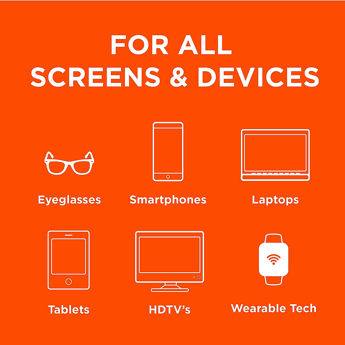 WHOOSH! TV Screen Cleaner - 16.9 fl oz + 1 Microfiber Cleaning Cloth - for TV, OLED, Car, Computer, Laptop, MacBook, iPad, iPhone, Camera, Touch Screen - Industrial Size Electronic Cleaner Kit