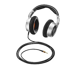 Neumann NDH 30 Dynamic Open-Back Headphone for Professional Mixing, Mastering, Twitch, YouTube, Podcast, Production, High Definition Music Listening, Titanium (509111) Large