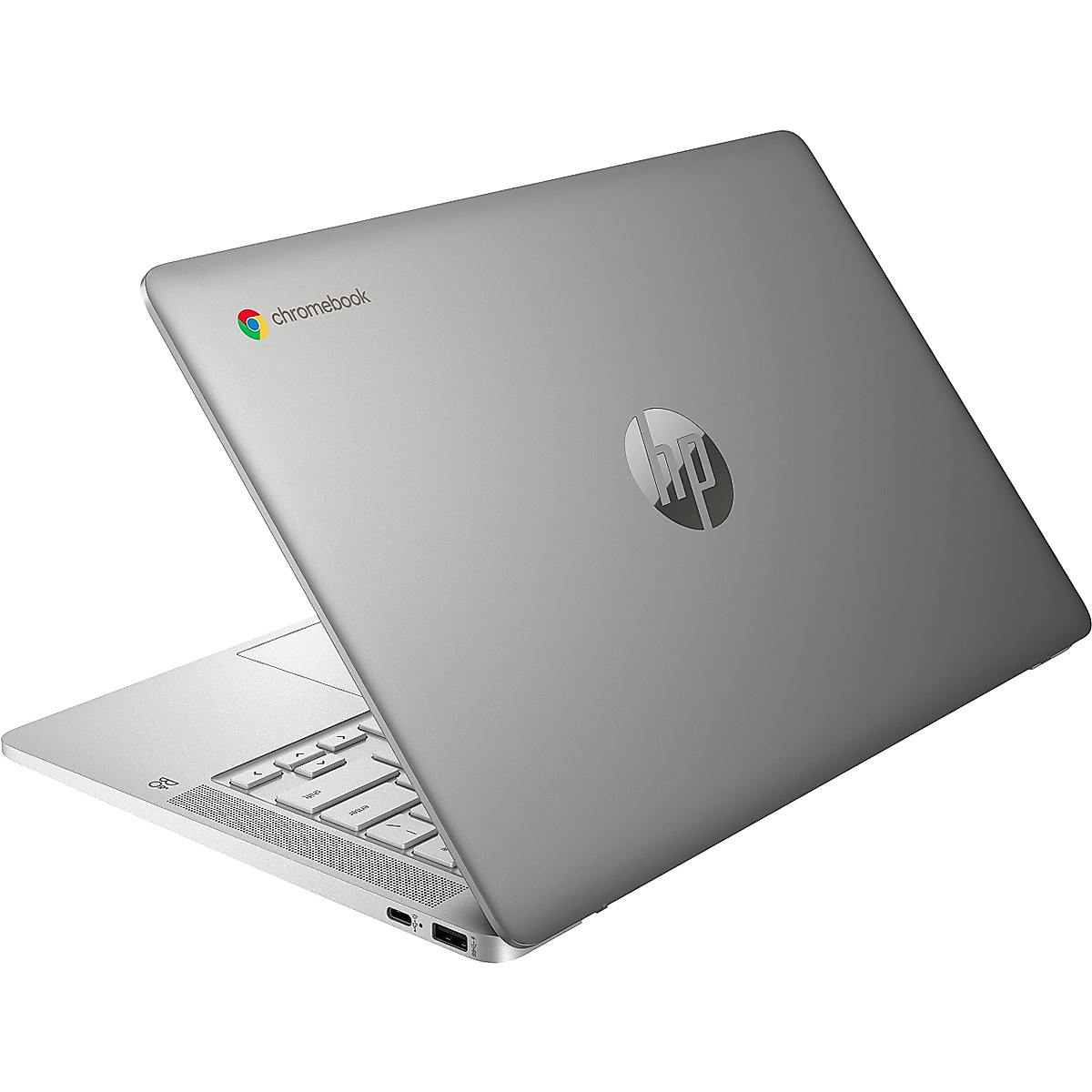 HP Chromebook 14a-na1000 14a-na1043cl 14" Chromebook - Full HD - 1920 x 1080 - Intel Celeron N4500 Dual-core (2 Core) - 4 GB Total RAM - 4 GB On-Board Memory - 64 GB Flash Memory - Mineral Silver