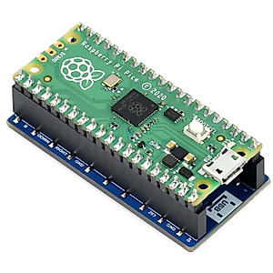waveshare 0.96 inch LCD Display for Raspberry Pi Pico, 65K Colors Display Module, IPS Screen, 160×80 Pixels, Embedded ST7735S Driver, Using SPI Bus, Compatible with Raspberry Pi Pico Header