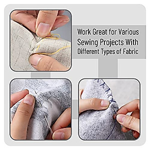 Mr. Pen- Large Eye Needles for Hand Sewing, 50 Pack, Assorted Sizes, Sewing Needles, Needles, Needles for Sewing, Embroidery Needles for Hand Sewing, Sewing Needles Large Eye, Big Eye Needle