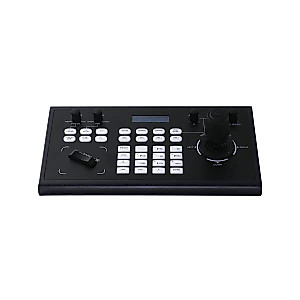 Zowietek PTZ Camera 4D Joystick Controller PoE| PTZ Universal Keyboard | Visca PELCO-D/P | RS232 RS422 RS485 | Controller for NDI PTZ Camera Live Streaming in Church, Meeting, Video Conference