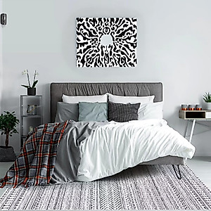 Zacoo Area Rug 9 x 12 Boho Rug Machine Washable Geometric Rug Indoor Modern Moroccan Floor Carpet Extra Large Soft Non-Slip Farmhouse Floorcover Home Decor Rug for Kitchen Living Room Bedroom, Grey