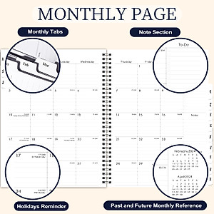 Planner 2023 - Weekly and Monthly Planner 2023, 9” × 11”, Planner 2023 from Jan 2023 to Dec 2023, Inner Pocket, Premium Paper, Twin-wire Binding, Make Your Life Productive