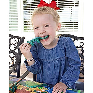 Constructive Eating Dinosaur Utensils - Made in USA - Toddler Utensils 1 Year Old - Baby Spoon - Toddler Utensils 2 Year Old - Toddler Silverware - Baby Forks 12-18 Months - Kids Silverware