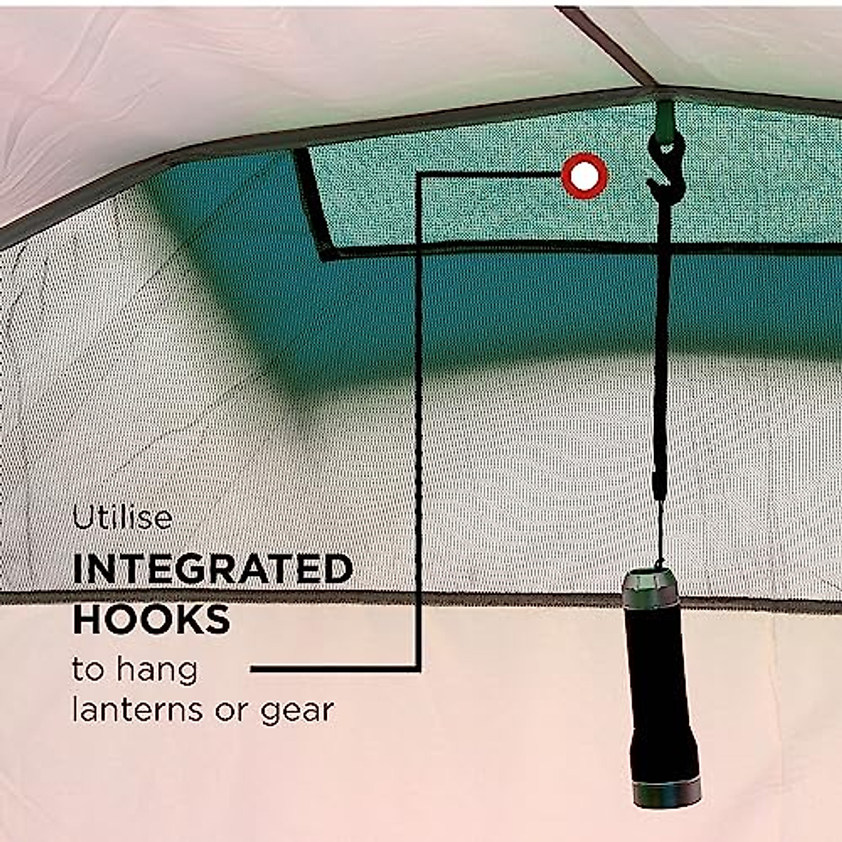 Coleman Cortes 3 Tent, 3 Man Tent, 1 Bedroom Hiking Tent, Absolutely Waterproof Lightweight Camping Tent with Sewn-in Groundsheet, Blue