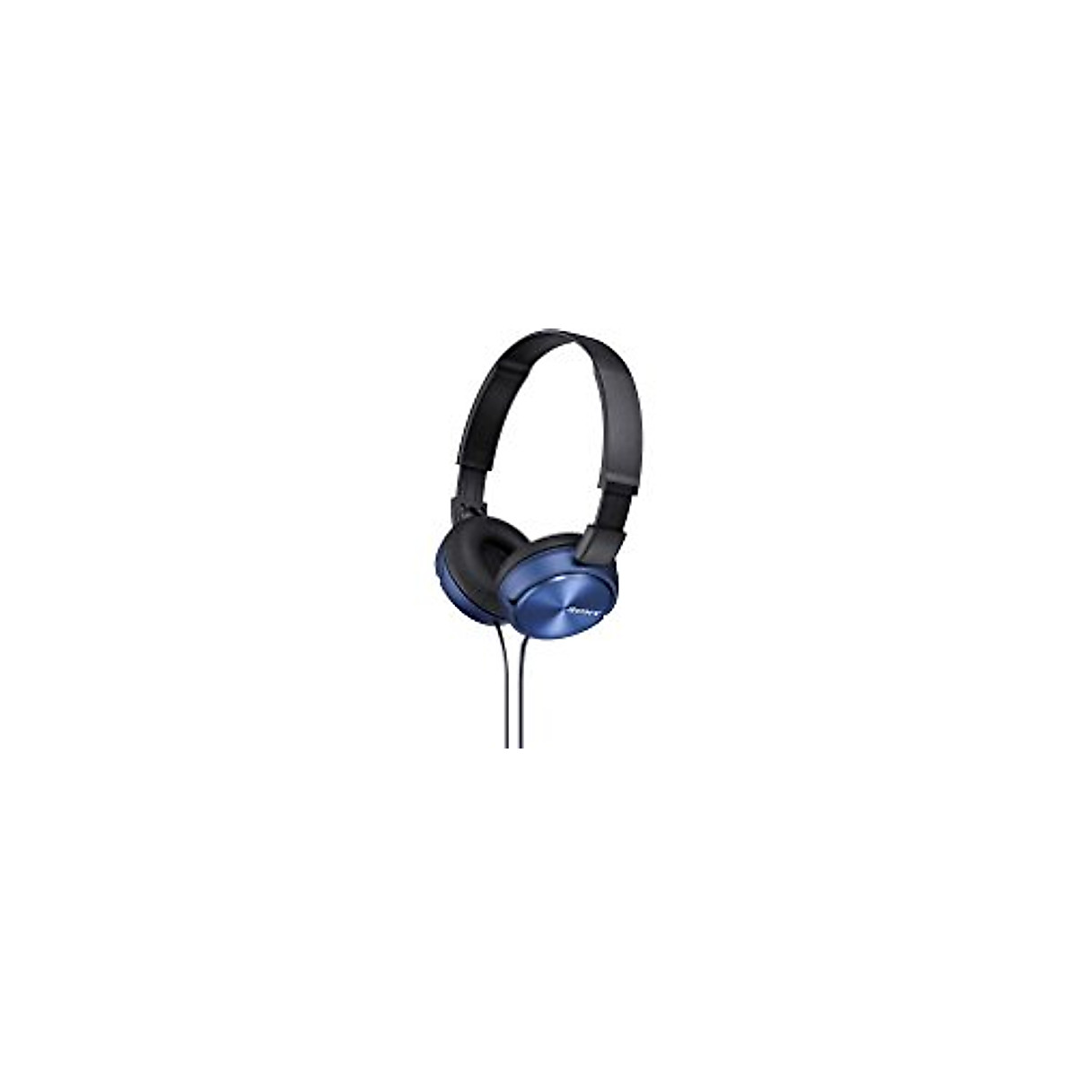 Sony Foldable Headphones with Smartphone Mic and Control - Metallic Blue