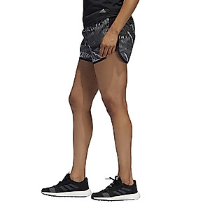 adidas Women's M20 Short City Clash Black/Gray/Gray Large 3"