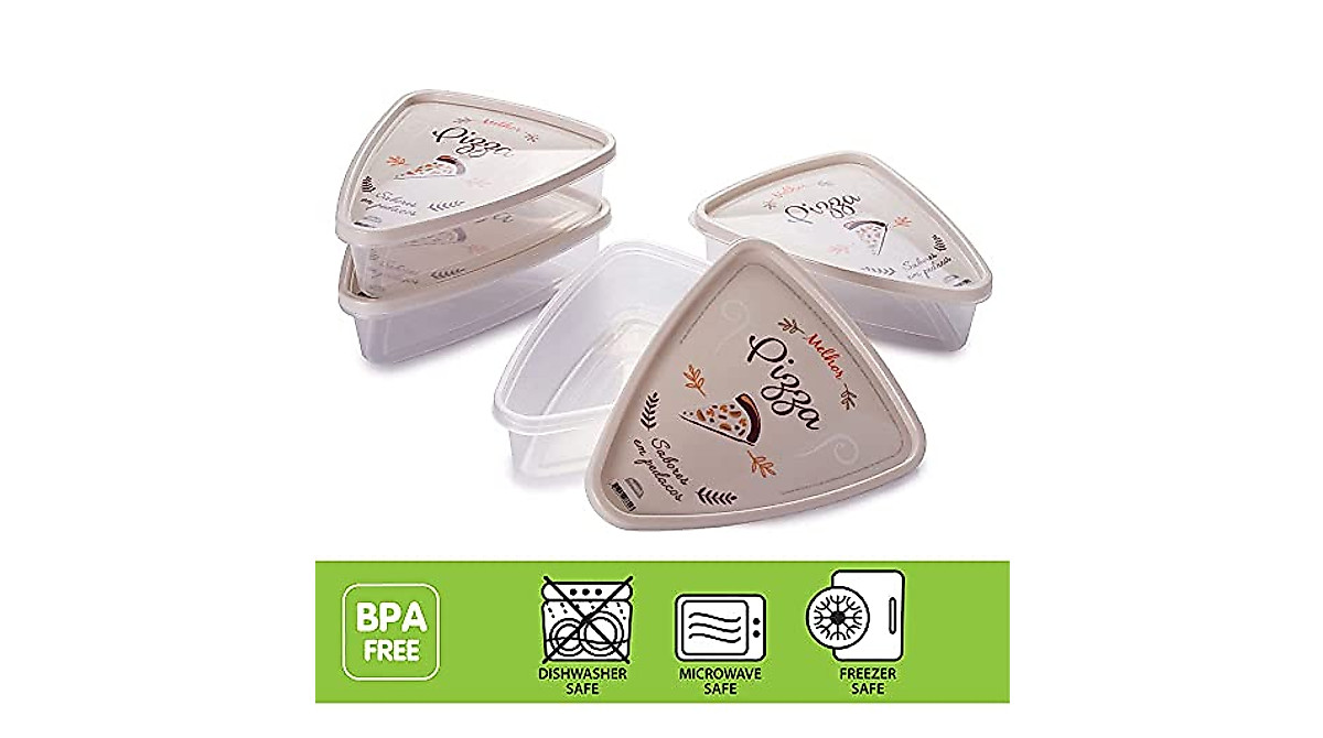 Pizza Slice Container: Perfect for Leftovers & More