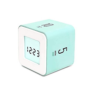 mooas Multi Cube Timer Neon Coral (10,30,50,60 Minutes) & Mint (1,3,5,10 Minutes) Bundle, Clock & Alarm, Time Management, Time for Studying, Cooking and Workout, Kids Timer
