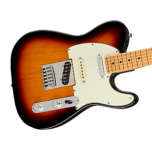 Fender Player Plus Nashville Telecaster Electric Guitar, with 2-Year Warranty, 3-Color Sunburst, Maple Fingerboard