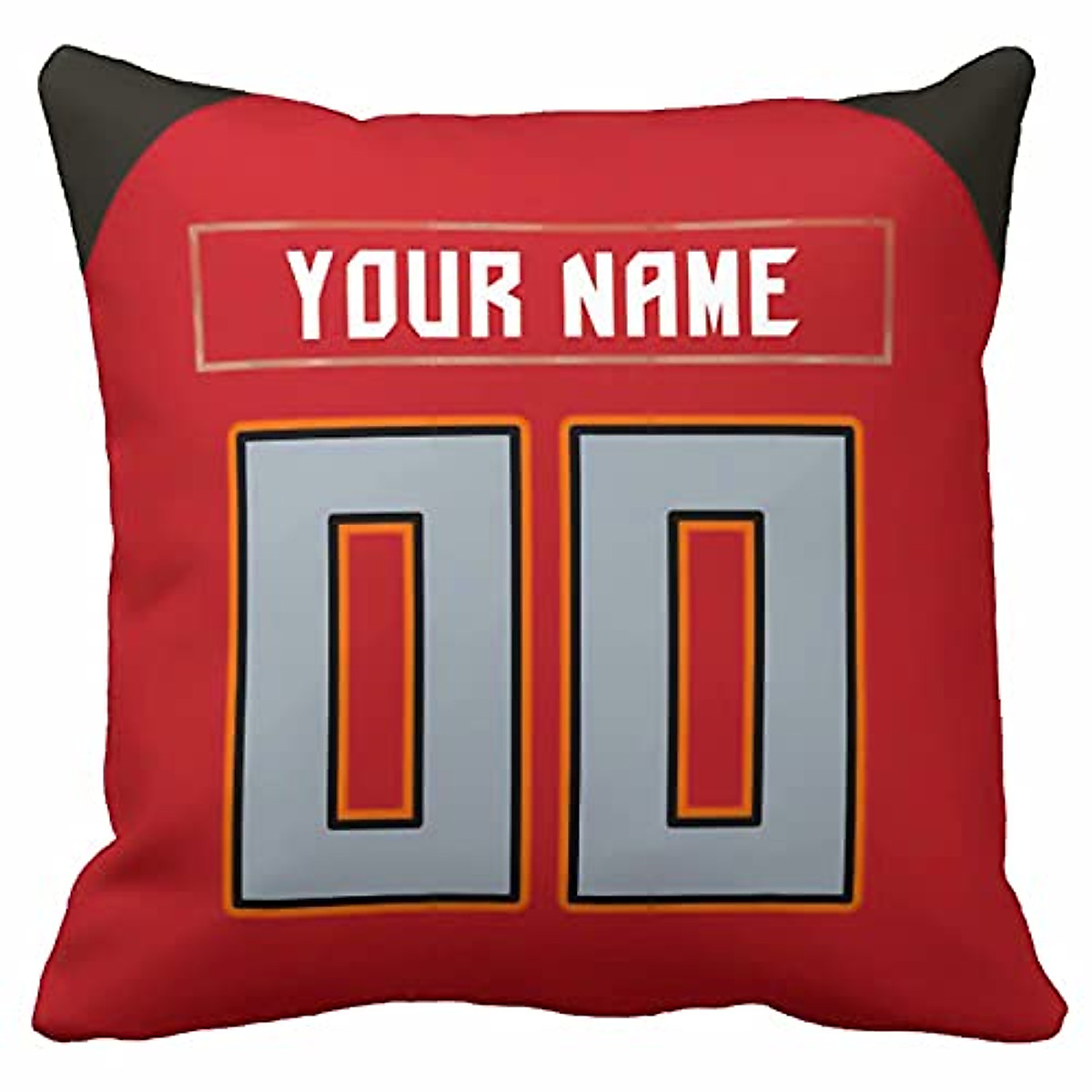 ANTKING Tampa Throw Pillow Custom Any Name and Number for Men Youth Boy Gift 16" x 16", 18" x 18"