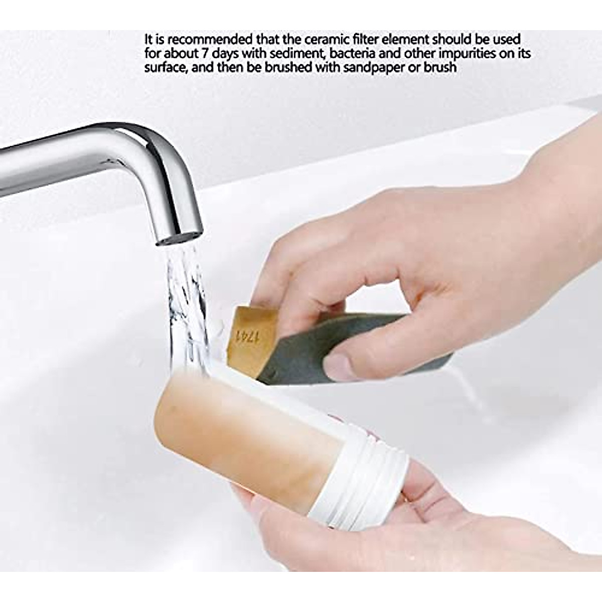 Faucet Water Purifier Home Pre-Filter Tap Water Filter Water Purifier to Reduce Impurities Effective Home Purification System