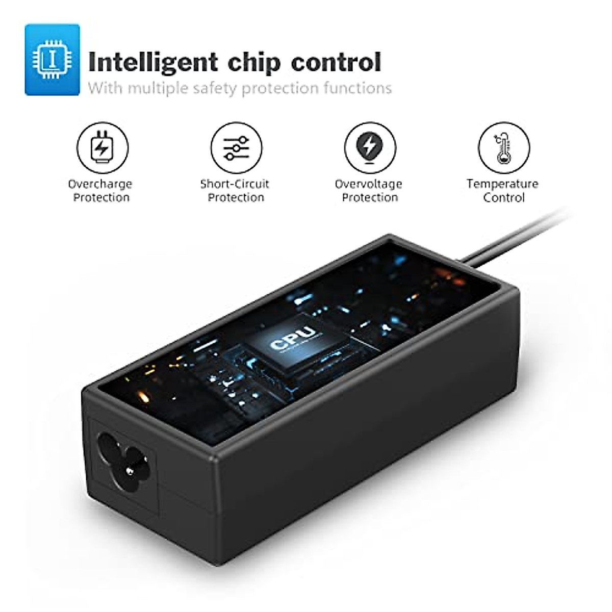 45W Laptops Charger for HP Pavilion Chromebook 14 11 G3 G4 X360, Stream Envy Spectre Elitebook 850-G3 840-G3 820-G3 741727-001 65W/45W Bule Tip Notebook Adapter Power Cord