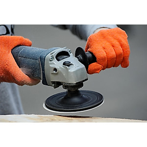 Performore Diamond Polishing Pads 4 Inch Diameter Wet/Dry Pads 8-Pack, 7 Pads with Varying Grit (#50-#3000) and 1 Backer Pad, Includes Drill Adapter for Stone Granite Marble or Concrete