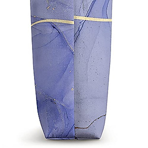 Jenna Letter J Initial Cute Purple Personalized Tote Bag