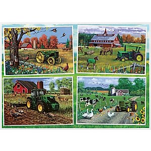 Ravensburger John Deere Classic - 500 Piece Large Format Jigsaw Puzzle | Unique Softclick Technology | Stunning Imagery | Sustainable Materials | Ideal for All Ages