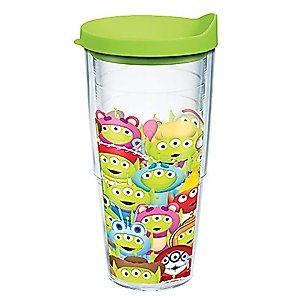 Tervis Made in USA Double Walled Disney Pixar Toy Story Alien Insulated Tumbler Cup Keeps Drinks Cold & Hot, 24oz, Classic