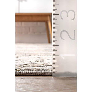 nuLOOM Contemporary Abstract Leora Area Rug, 8x10, Gold