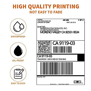 Bluetooth Thermal Shipping Label Printer - High Speed 4x6, Bluetooth Support PC and Mobile, USB for MAC, Bluetooth for PC and Phone, Compatible with Ebay, Amazon, Shopify, Etsy, USPS Barcode