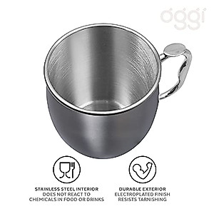 Oggi Stainless Steel Moscow Mule Mug - 20 oz, Slate Grey
