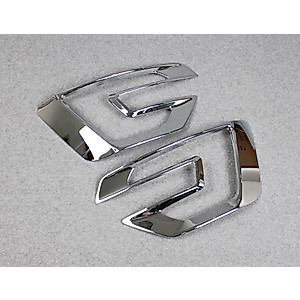 ABS Chrome Car Front Fog Light Lamp Cover Trim Trims Fit For Ford Explorer 2015 2016 2017