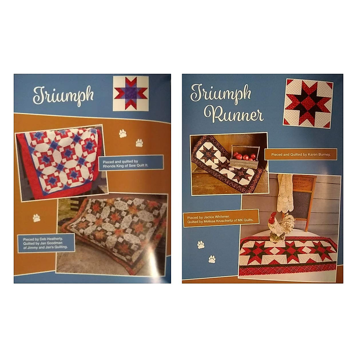 Deb's Cats N Quilts Bundle - The Ultimate Flying Geese Book & Creative Grids Ultimate Flying Geese Ruler CGRDH4