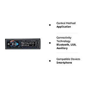 Dual XRM59BT Single-DIN In-Dash All-Digital Media Receiver with Bluetooth
