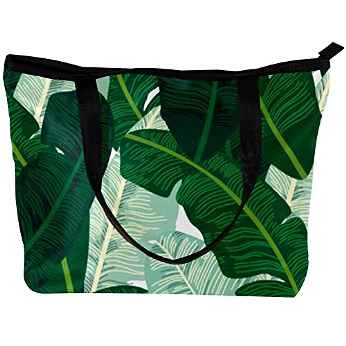 Tote Bag Women Satchel Bag Handbag Stylish Tote Handbag for Women Hobo Bag Fashion Crossbody Bag, Banana Leaf Green Tropical