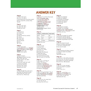 Scholastic Success with Grammar Grade 3 Workbook