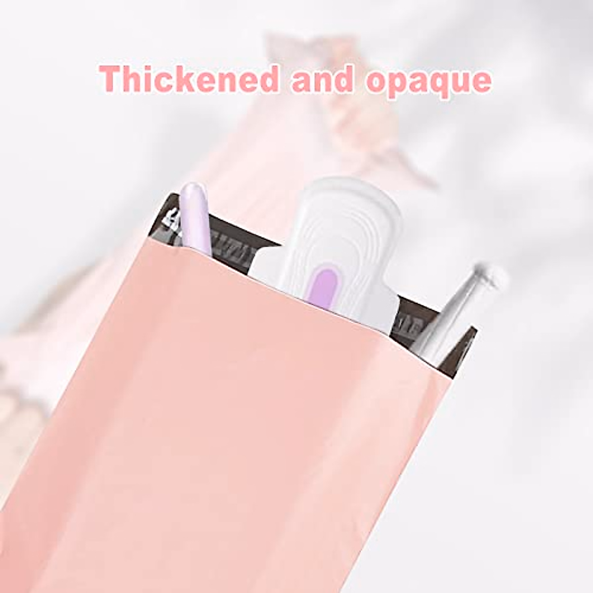 Sanitary Napkin Disposal Bags, Pink Feminine Hygiene Disposal Bags, set of 100,Self-sealing Seals, Women Sanitary Disposal Bags, Privacy Protection, Disposal Sanitary Napkins, Tampons (set of 100)