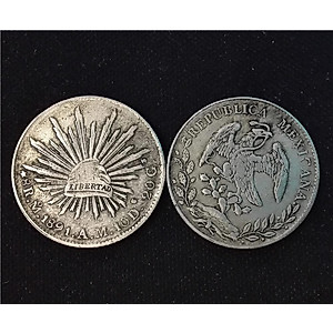 MKIOPNM Coin Collection Commemorative Coin 1891 Mexican Trade Silver Silver Polish Slim Silver Eagle Ocean Mong Coin Silver Coin Collection Asia Coin