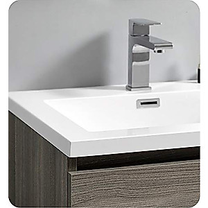 Fresca Lazzaro 24" Gray Wood Free Standing Modern Bathroom Cabinet - Cabinet Only (Sink Not Included)