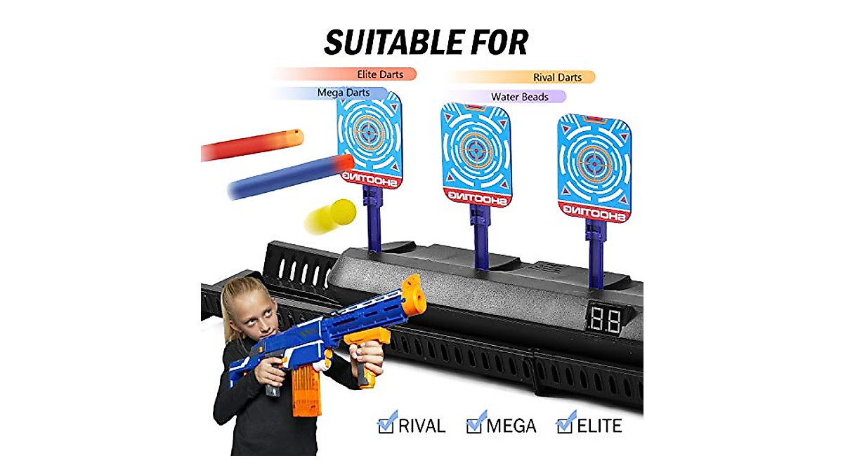 Electronic Target for Nerf Gun - Fun Shooting Practice