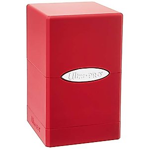 Ultra Pro Red Satin Tower Deck Boxes