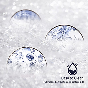 TAMAYKIM 12 PCS 4 Inch Ceramic Dipping Saucers, Porcelain Dipping Bowls, Japanese Style Small Sauce Bowls/Dishes for Sushi, Soy Sauce, Ketchup, BBQ, Oven, Microwave & Dishwasher Safe